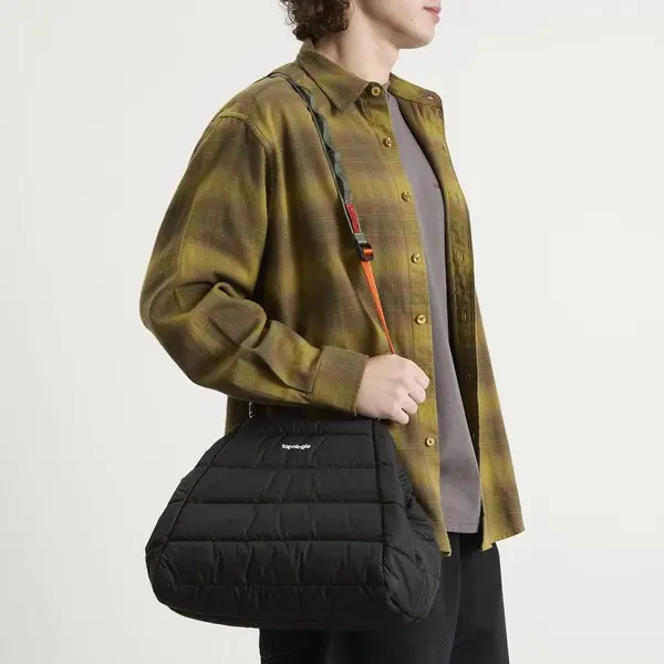 Topologie Marche Tote Medium - Black Puffer | Editorialist